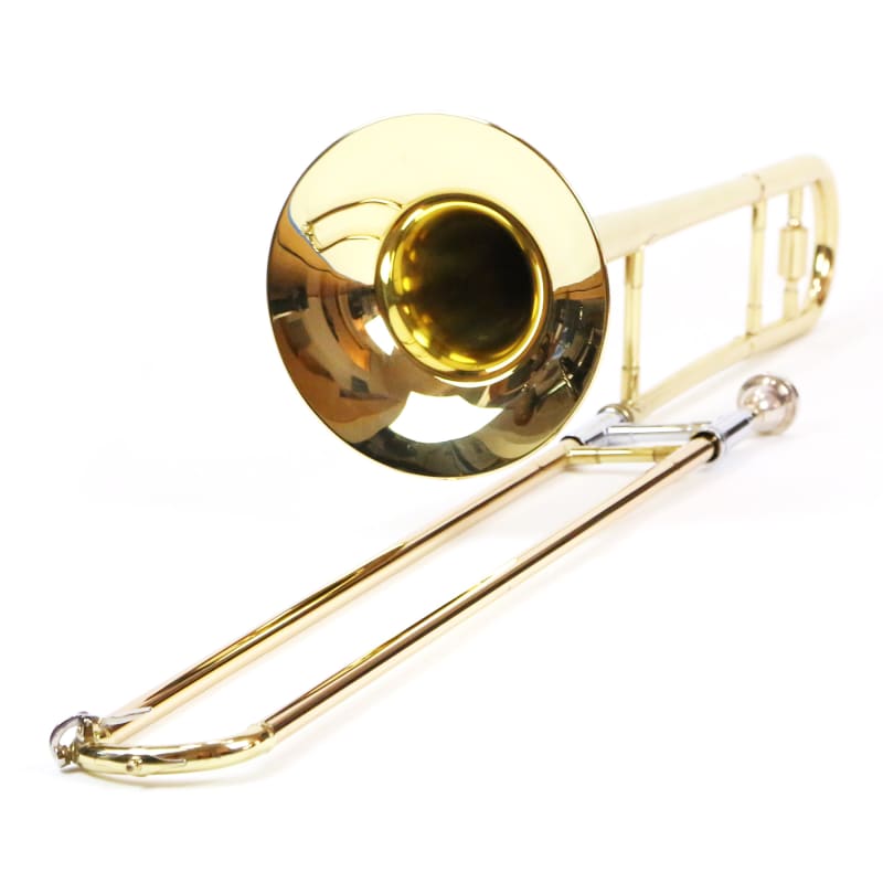1990s Blessing Student Trombone Brass & Chrome - Student Trombone
