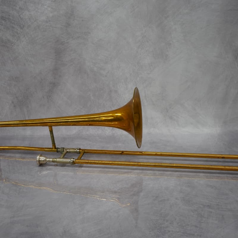 2010s King 606 Student Model Tenor Trombone Clear-Lacquered Brass ...