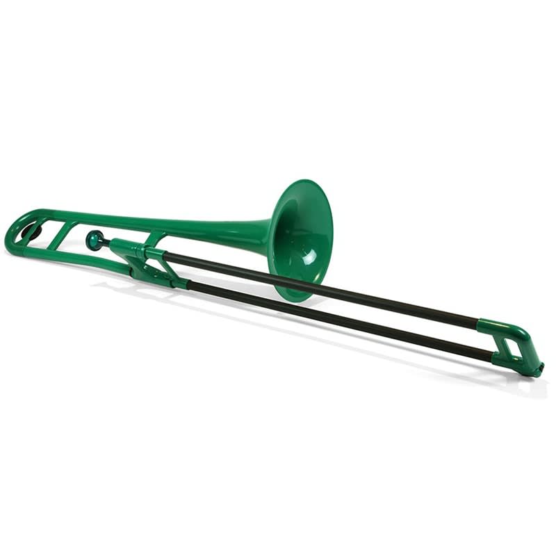 pBone Demo Green Bb Tenor Trombone [38945] Green - pBone