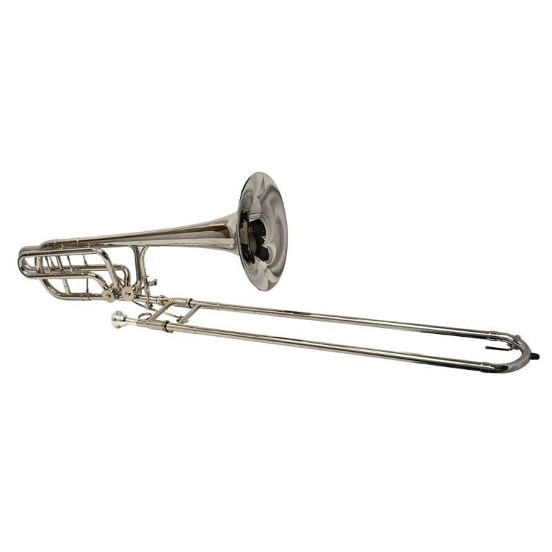 Schiller American Heritage Double Rotor Trombone Nickel Plated - Bass ...